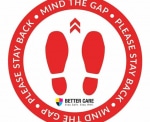 Mind The Gap Floor Stickers - MCRL Overseas Group